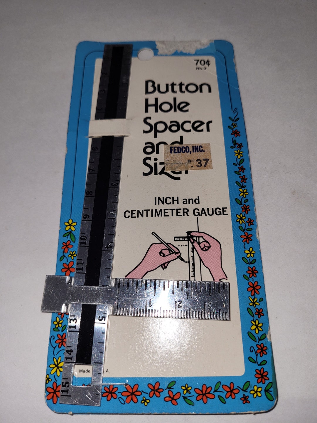 Vintage Button Hole Spacer and Sizer - Etsy
