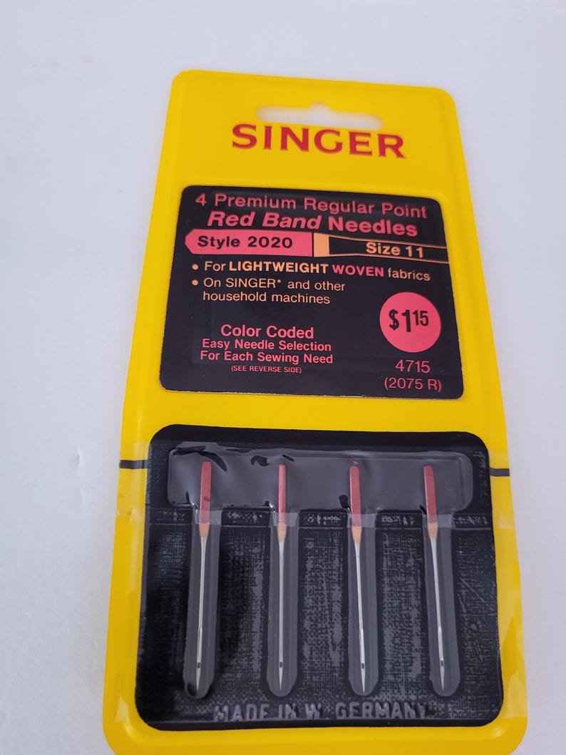 Singer Sewing Machine Needles: YOU CHOOSE - Etsy