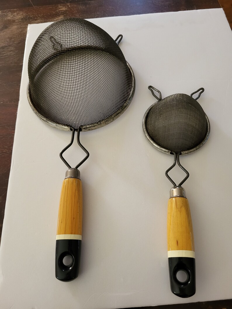 Two Vintage Strainers - Etsy