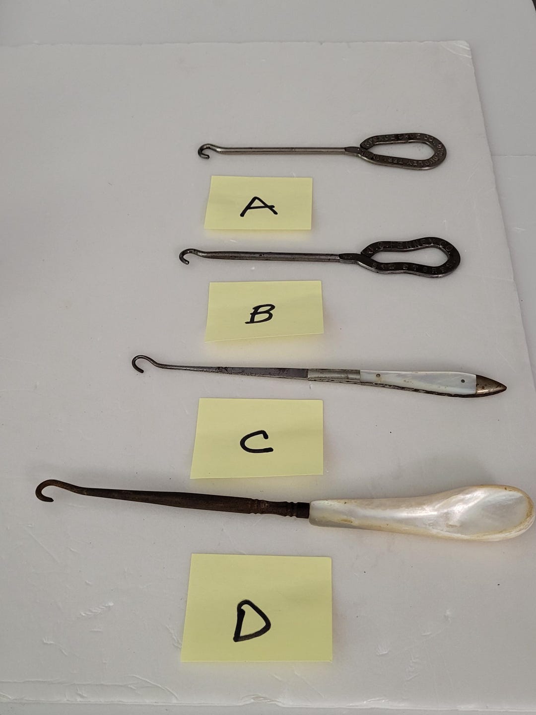 Vintage Shoe Hooks: YOU CHOOSE - Etsy