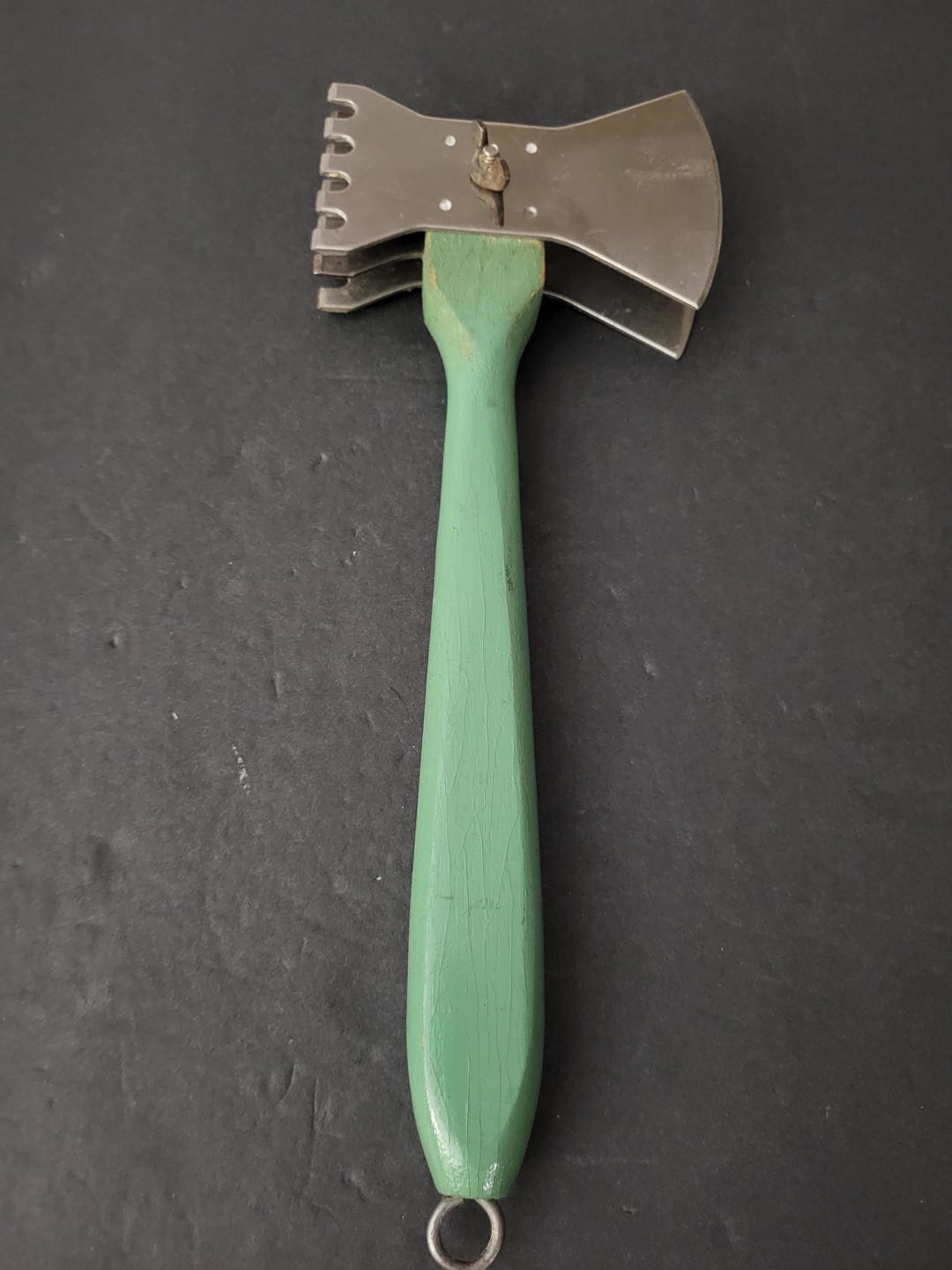Meat Cleaver/tenderizer With a Wood Handle - Etsy
