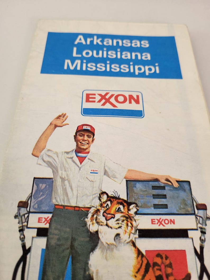1978 Exxon Map of Florida - Etsy