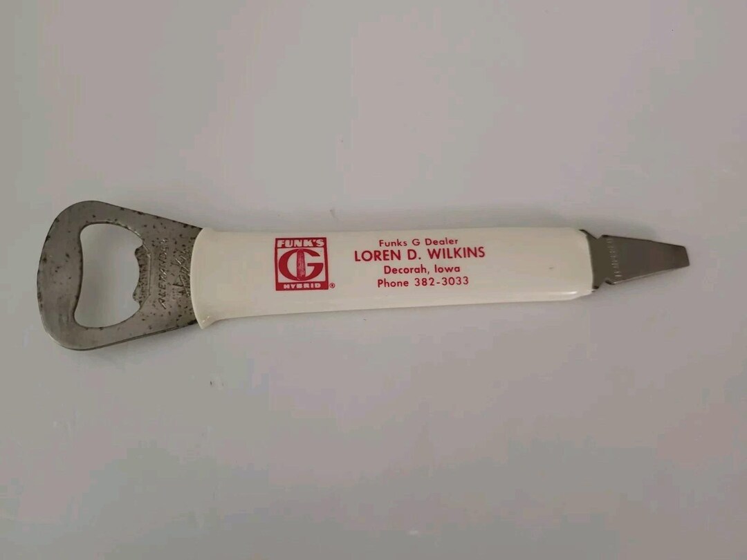 Vintage Alexander Husky Advertising Bottle Opener for an Iowa Funks G ...