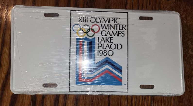 Lake Placid 1980 Olympic License Plate - Etsy