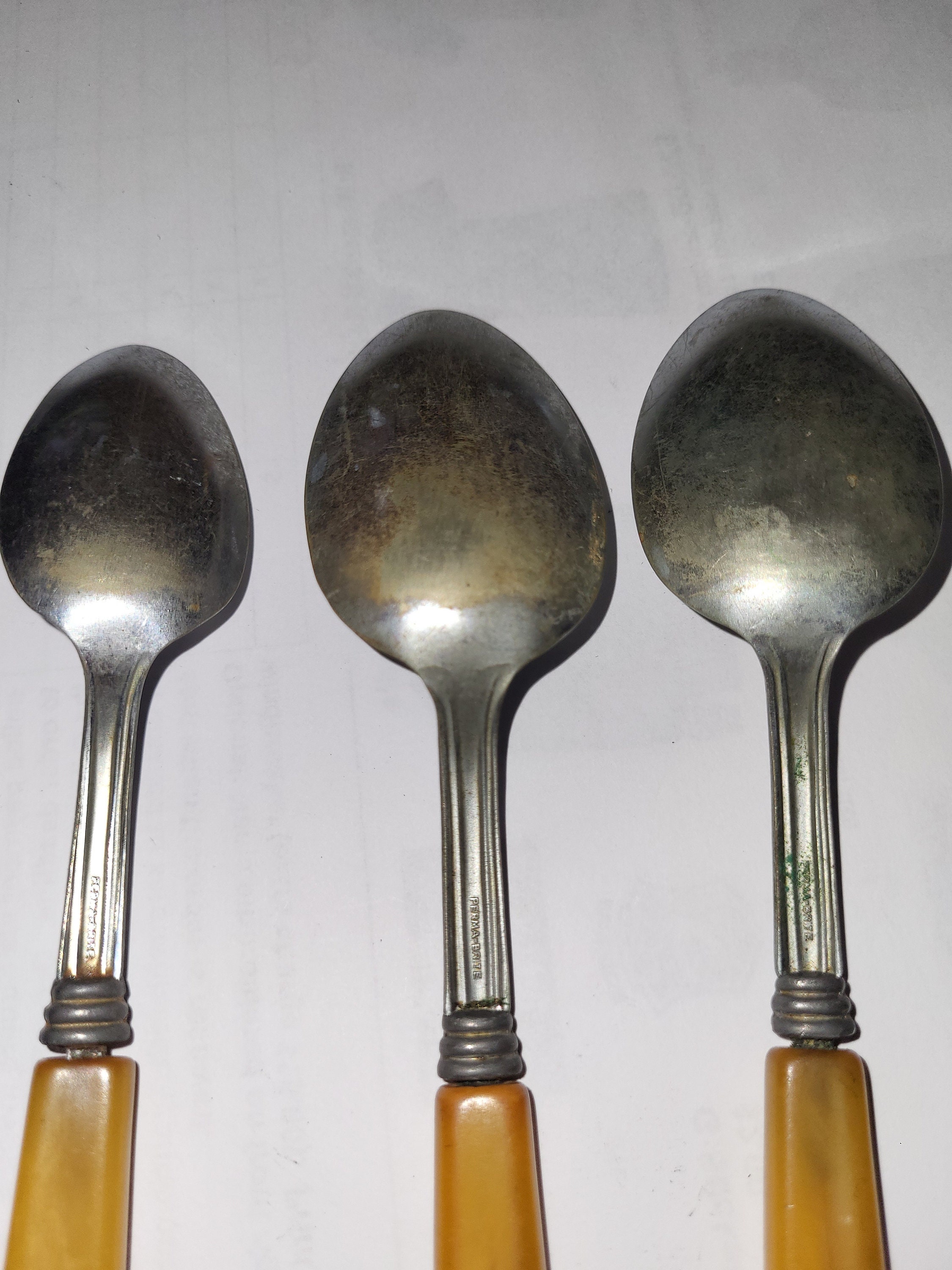 Vintage Bakelite Silverware - Etsy