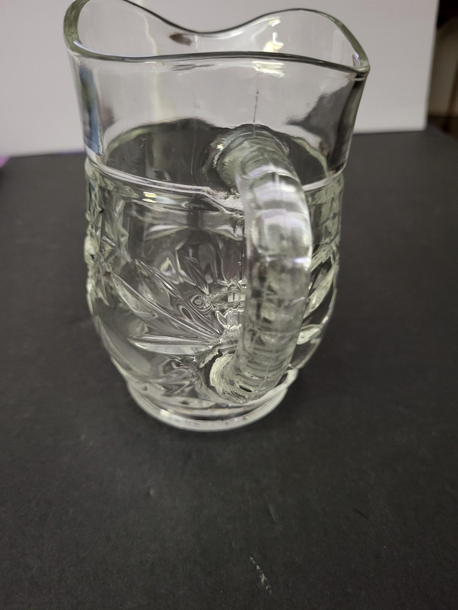 Clear Pitcher With a Star Design - Etsy