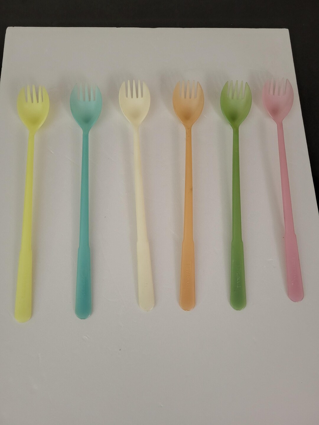 Vintage Tupperware Long Forks/sporks - Etsy