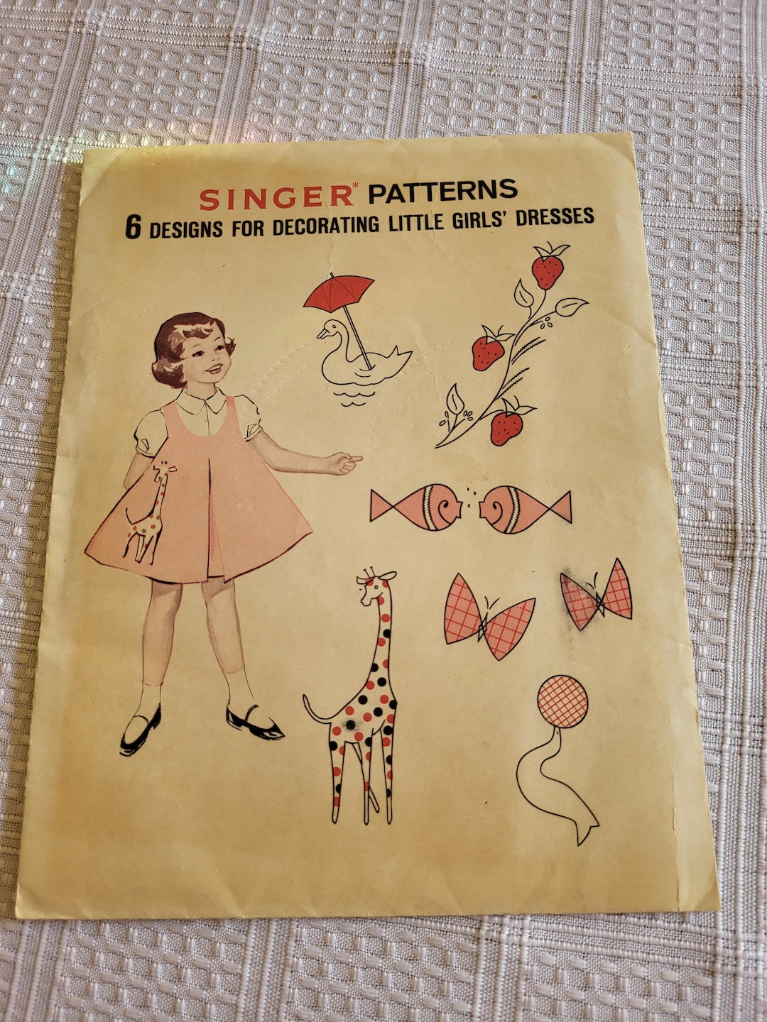 Vintage Singer Patterns 6 Designs for Decorating Dresses - Etsy