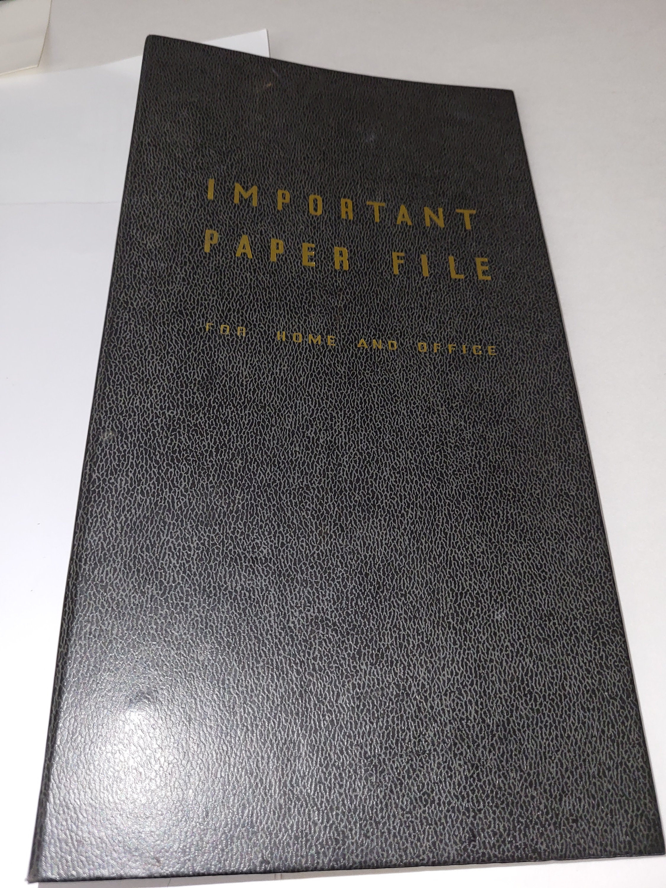 Vintage Binder Important Paper File - Etsy