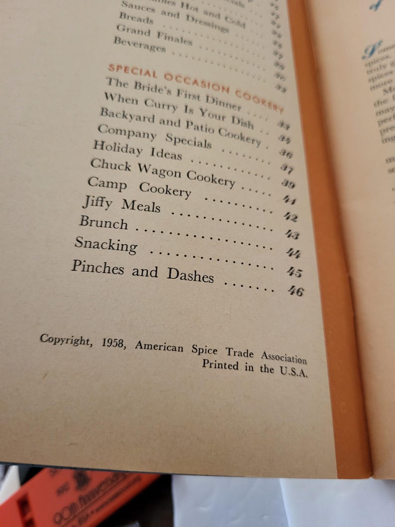 Vintage How to Use Spices Booklet - Etsy