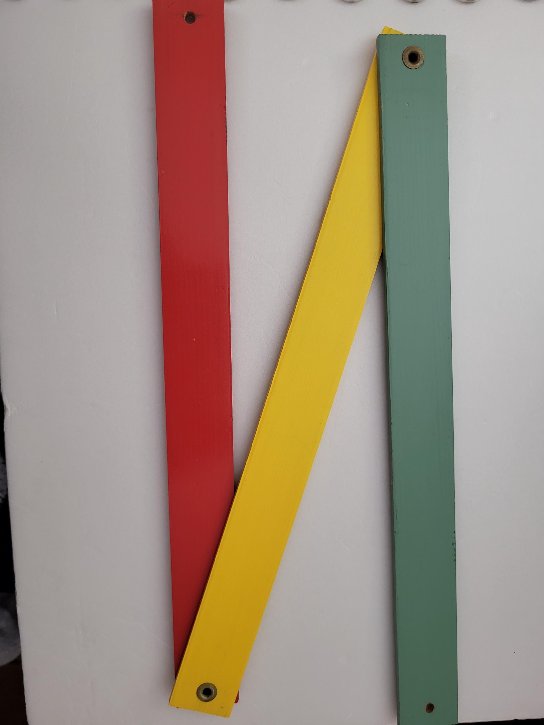 Vintage Colorful Folding Yardsticks: YOU CHOOSE - Etsy