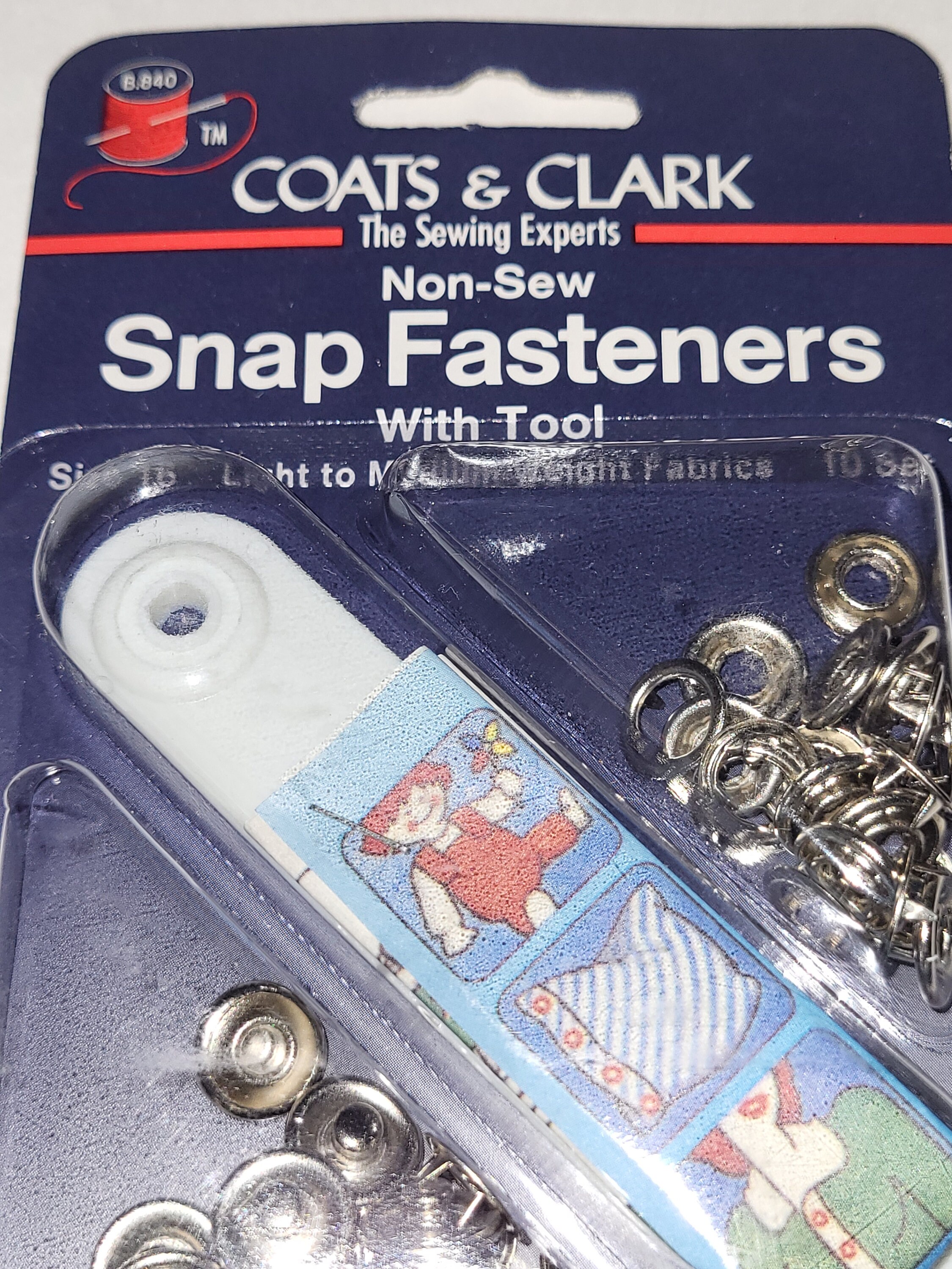 Coats and Clark Non Sew Snap Fasteners - Etsy