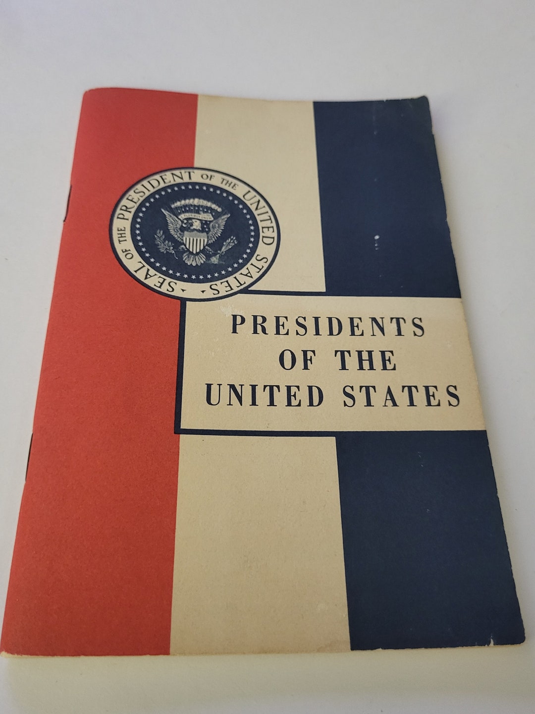 Booklet With President Info From John Hancock - Etsy