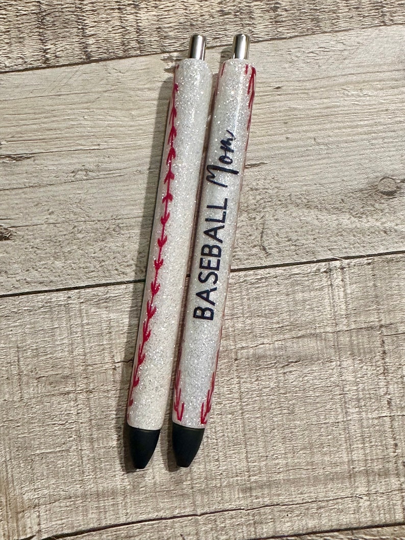 Baseball Mom Glitter Gel Pen - Etsy
