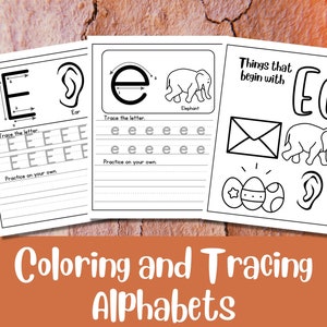 Alphabet Worksheets|printable|tracing Letters|coloring|homeschool ...