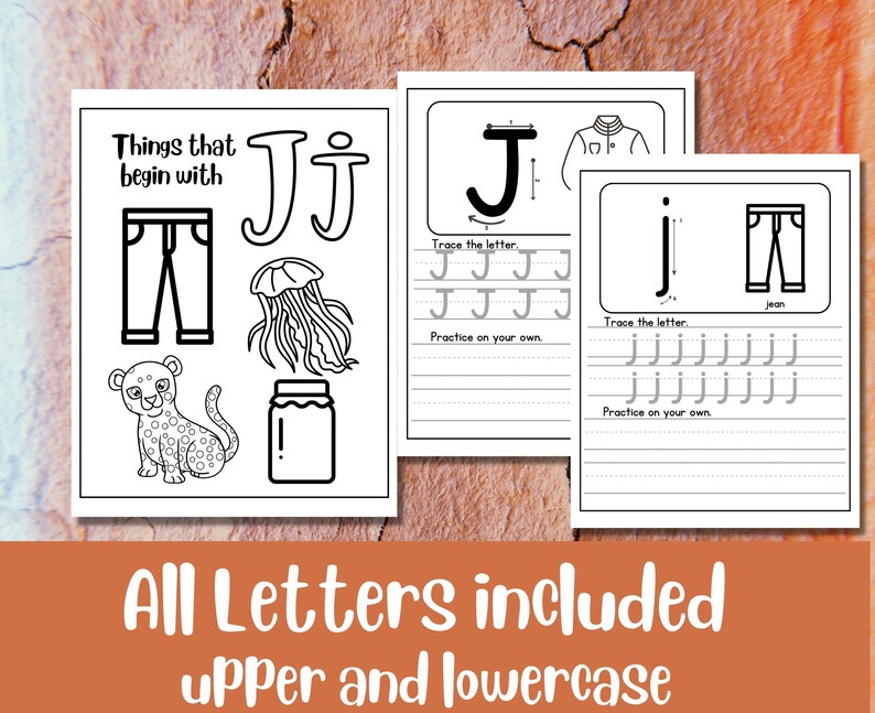 Alphabet Worksheets|printable|tracing Letters|coloring|homeschool ...