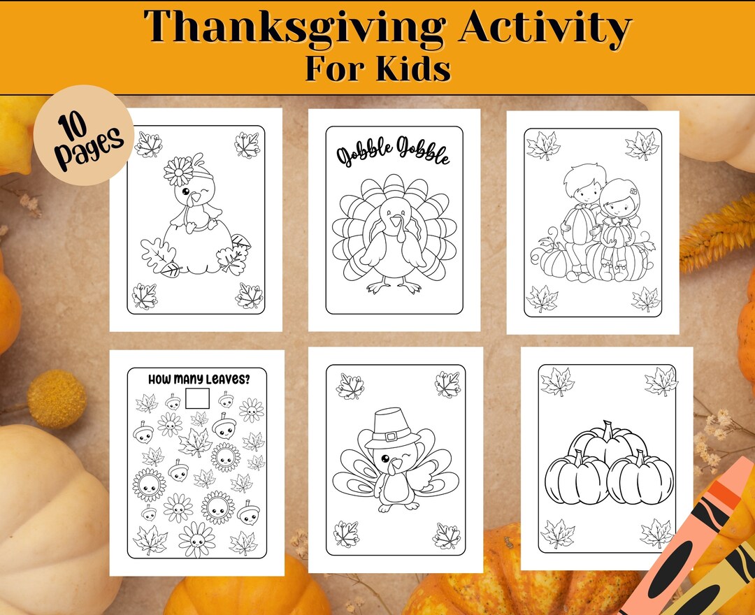 Thanksgiving Printable Activity for Kids | Kids Thanksgiving Crafts ...