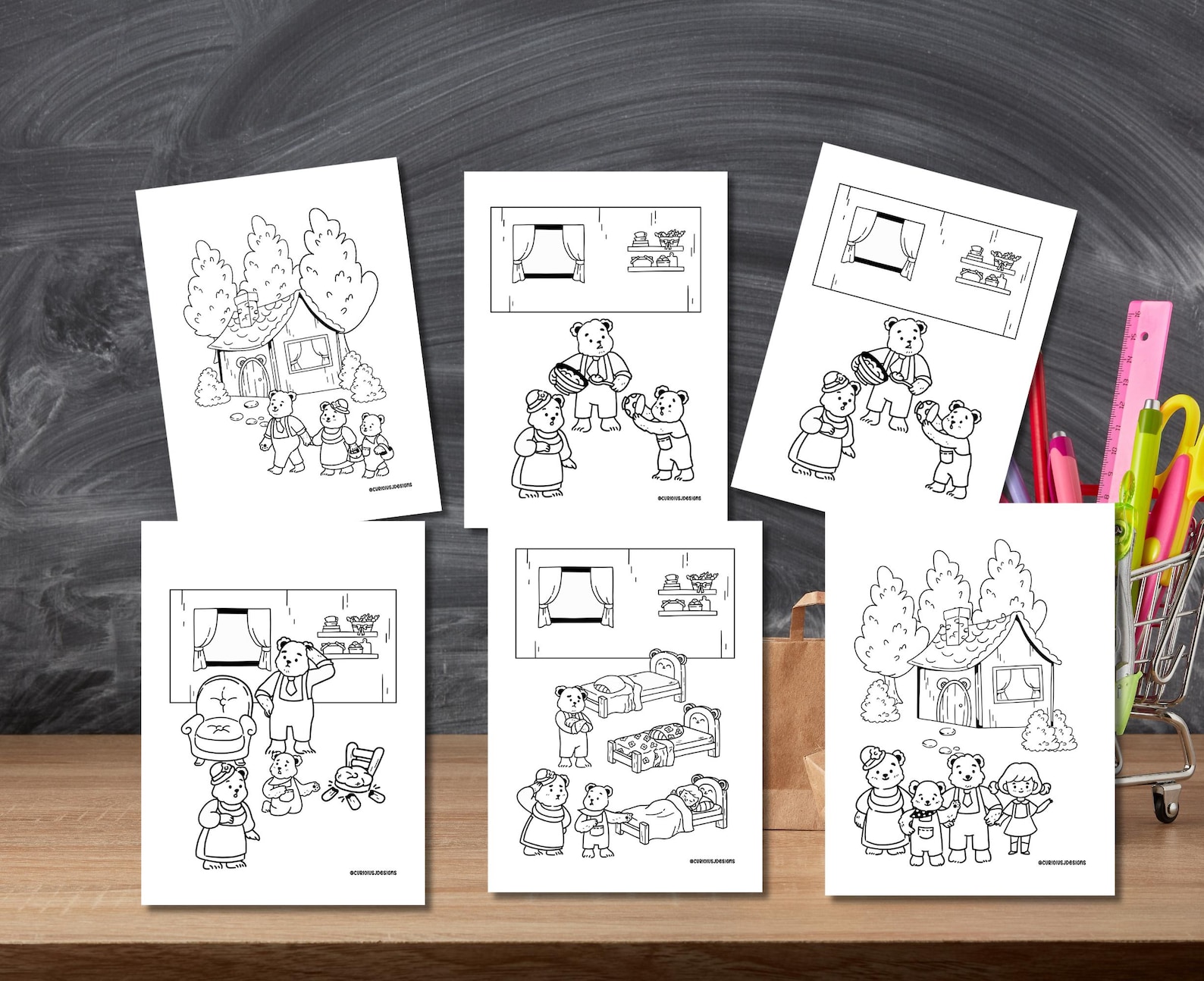 Goldilocks the Scientist Printable | STEM Fairytale Story + Preschool ...