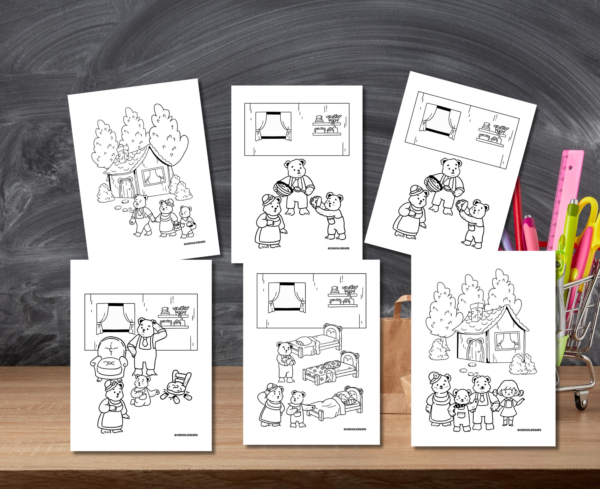 Goldilocks the Scientist Printable | STEM Fairytale Story + Preschool ...