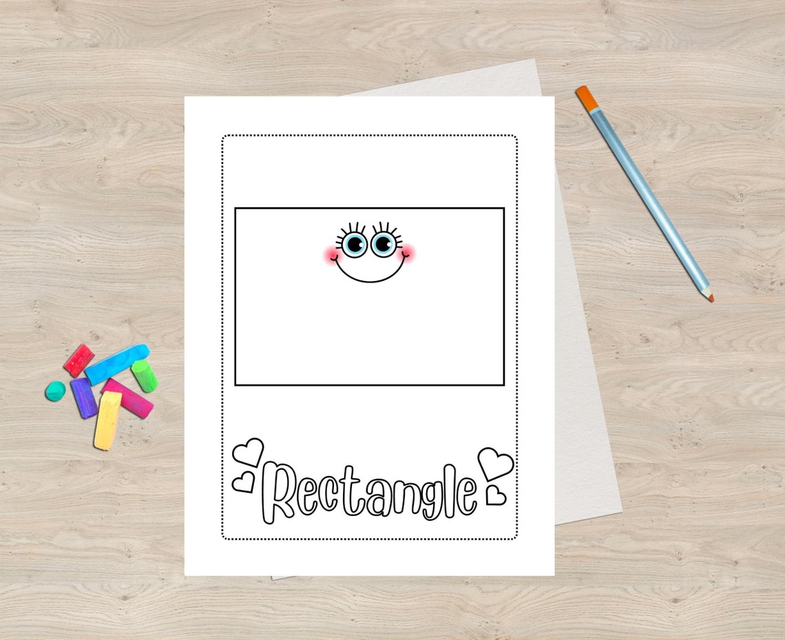 11 Printable Shapes Coloring Pages Worksheets for Kids: Preschool ...