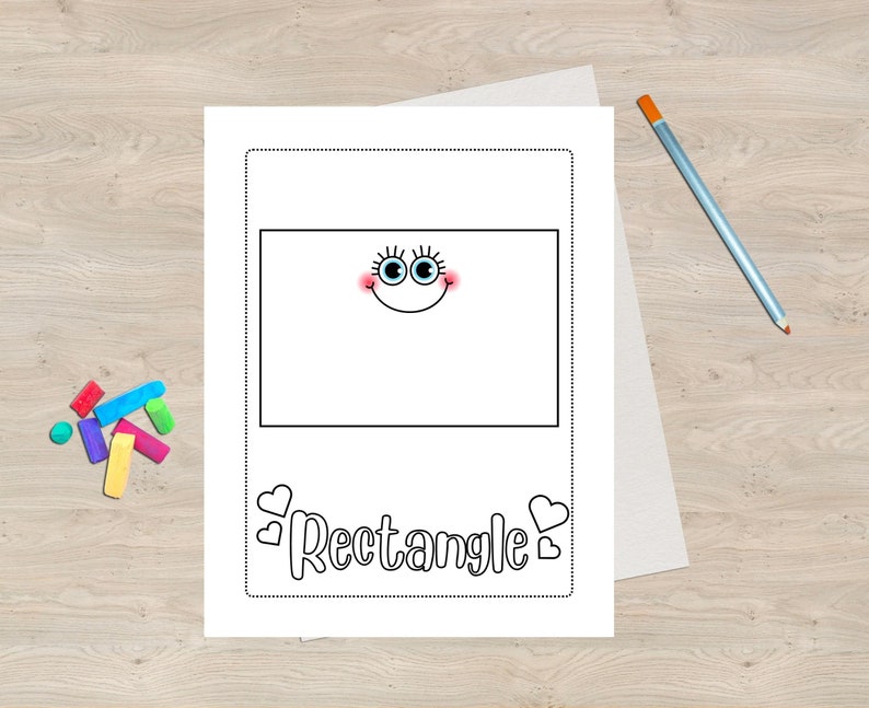 11 Printable Shapes Coloring Pages Worksheets for Kids: Preschool ...