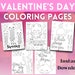 Valentine's Day Coloring Pages, Cute Sea Creatures,valentine Party ...