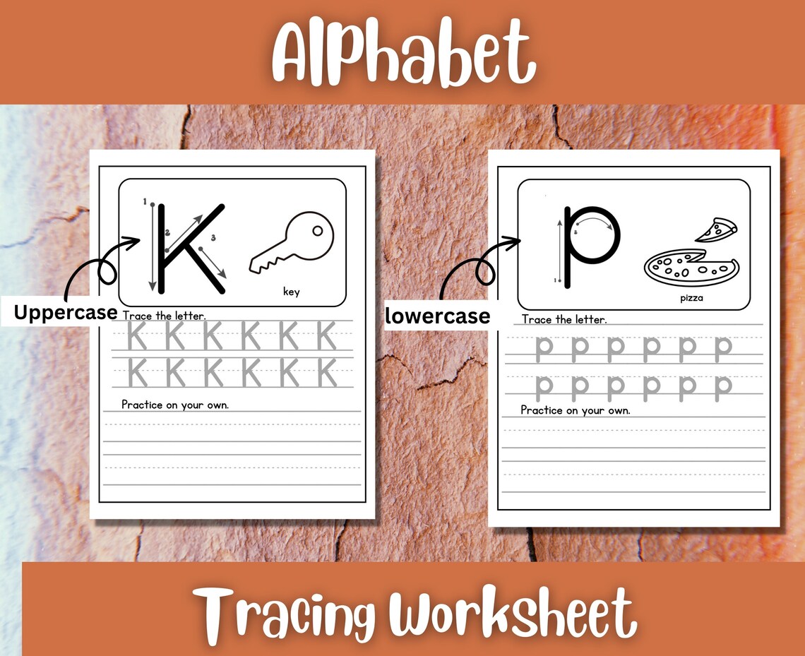 Alphabet Worksheets|printable|tracing Letters|coloring|homeschool ...