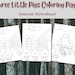 The Three Little Pigs Story Coloring Pages, Printable Kids Coloring ...