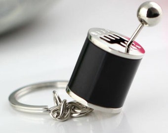 Gear Shift Key Chain - Etsy