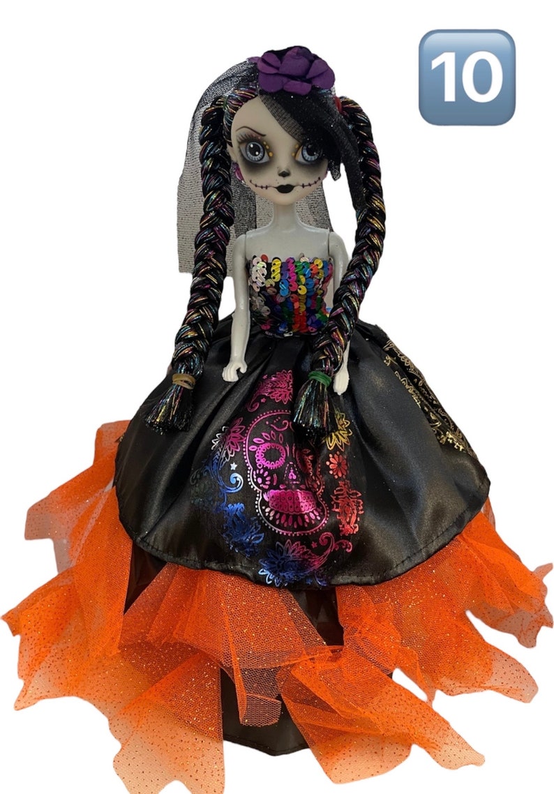 Catrina Doll Mexican Catrinas-halloween /monster Doll/gothic - Etsy