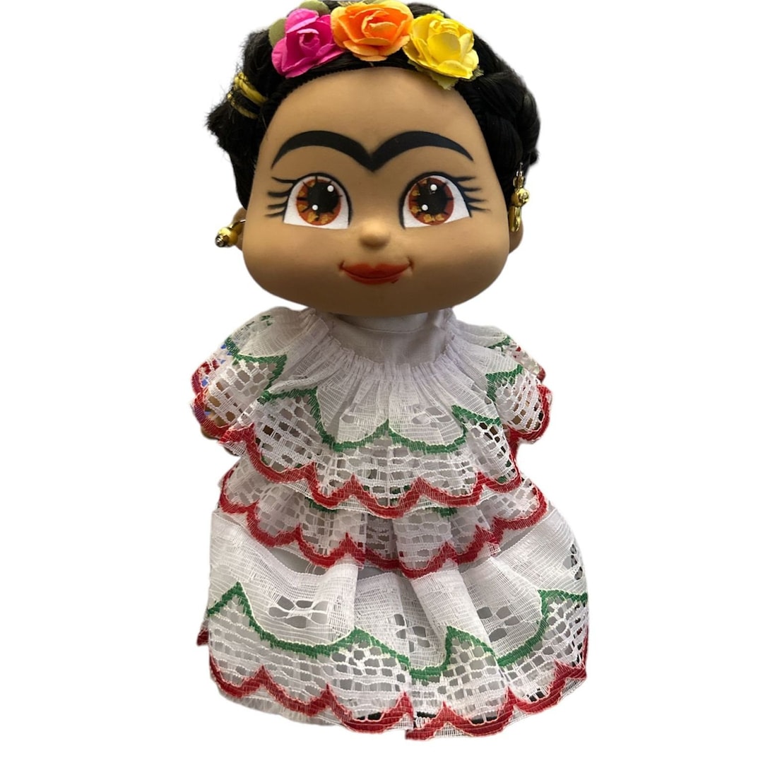 Frida Kahlo Doll / Mini Mexican Doll/ Hispanic Doll/ Mexican Dolls ...