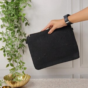 Blissful Shell Cowrie Boho Clutch, Black & White Flap Clutch, Bohemian ...