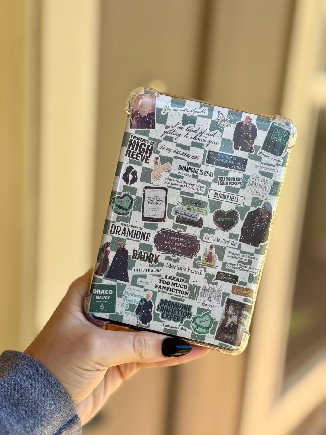 Fanfic Girly DIY Kindle Insert Boox Wallpaper Dramione Insert PNG ...