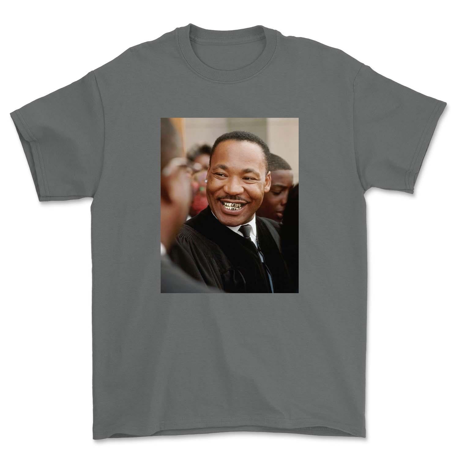 MLK With a Gold Grill T-shirt - Etsy