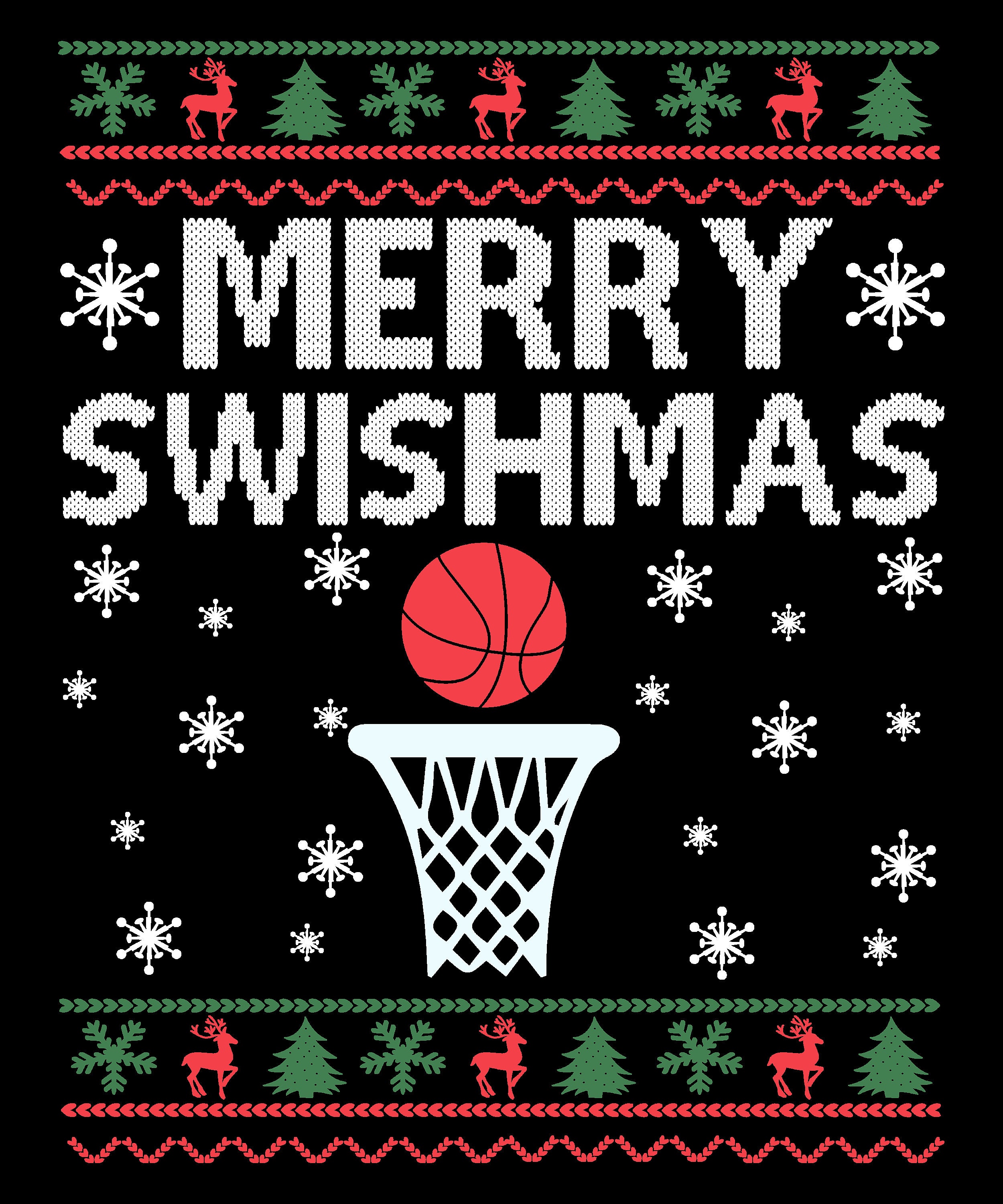 Merry Swishmas Svg, Merry Swishmas PNG, Basketball Ugly Christmas ...