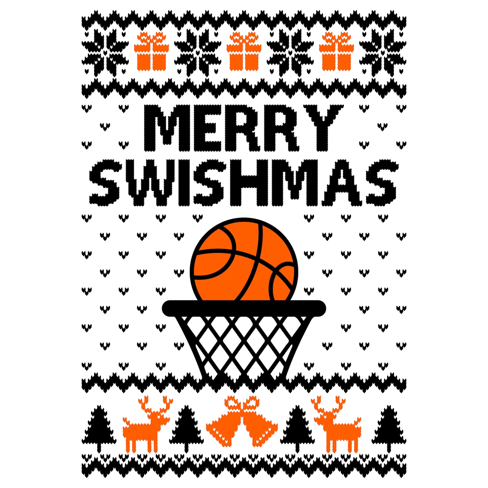 Merry Swishmas Svg, Merry Swishmas PNG, Basketball Ugly Christmas ...