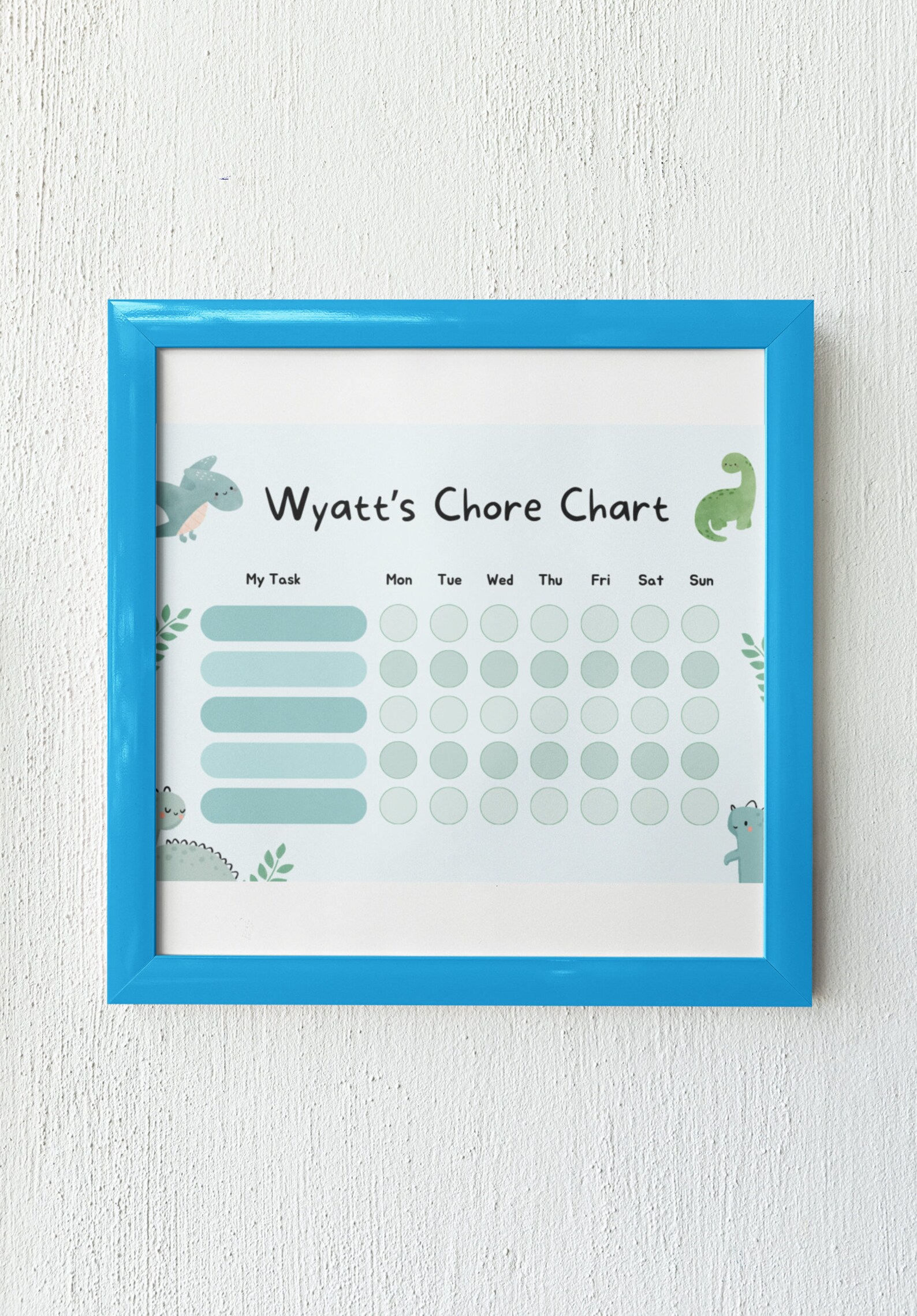 Chore Chart, Kids Chore Chart, Digital Download Chore Chart, Editable ...