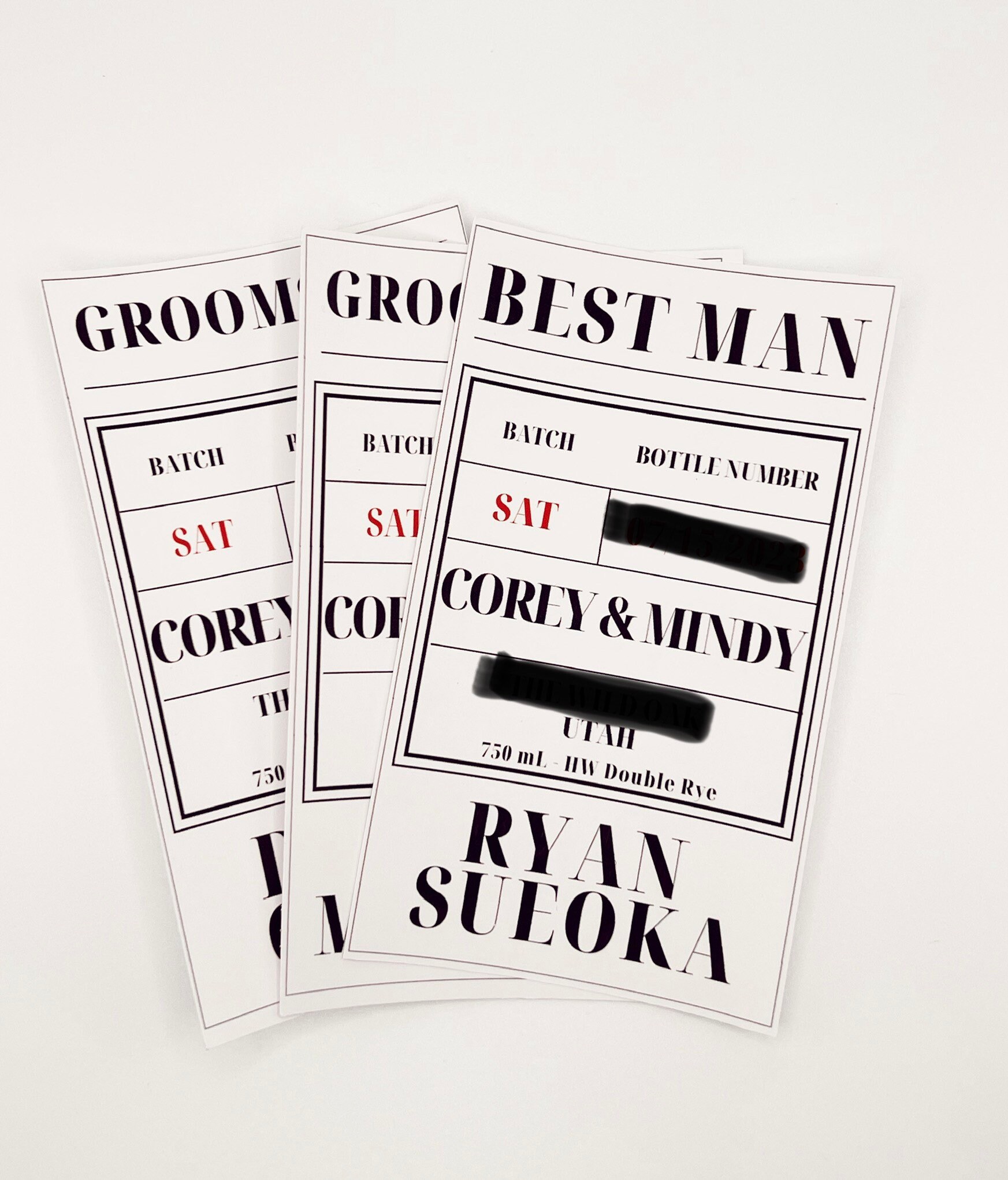 Groomsmen Proposal Bottle Labels TEMPLATE - Etsy