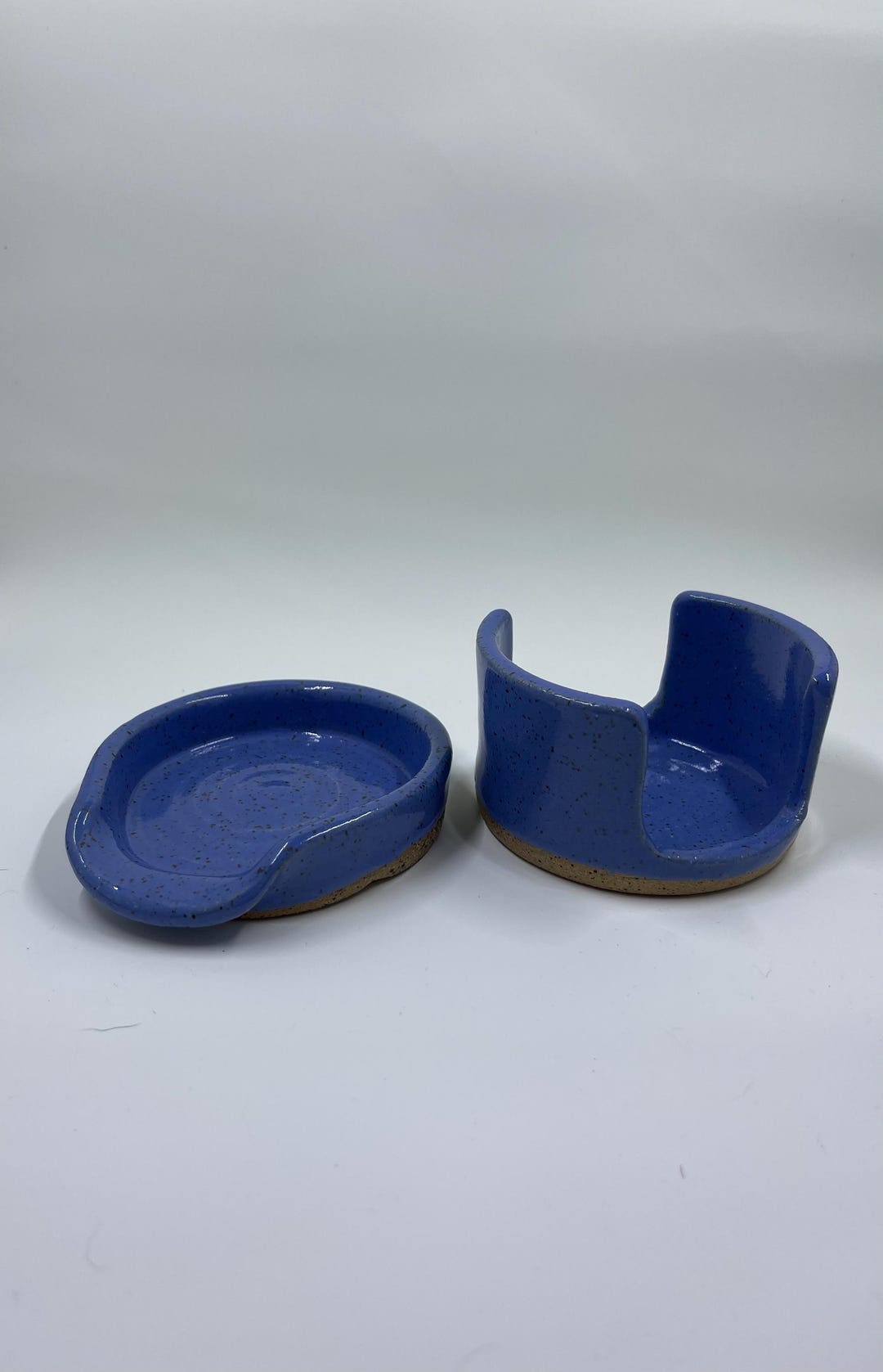 Handmade Ceramic Set of 2: Sponge Holder and Spoon Rest - Etsy