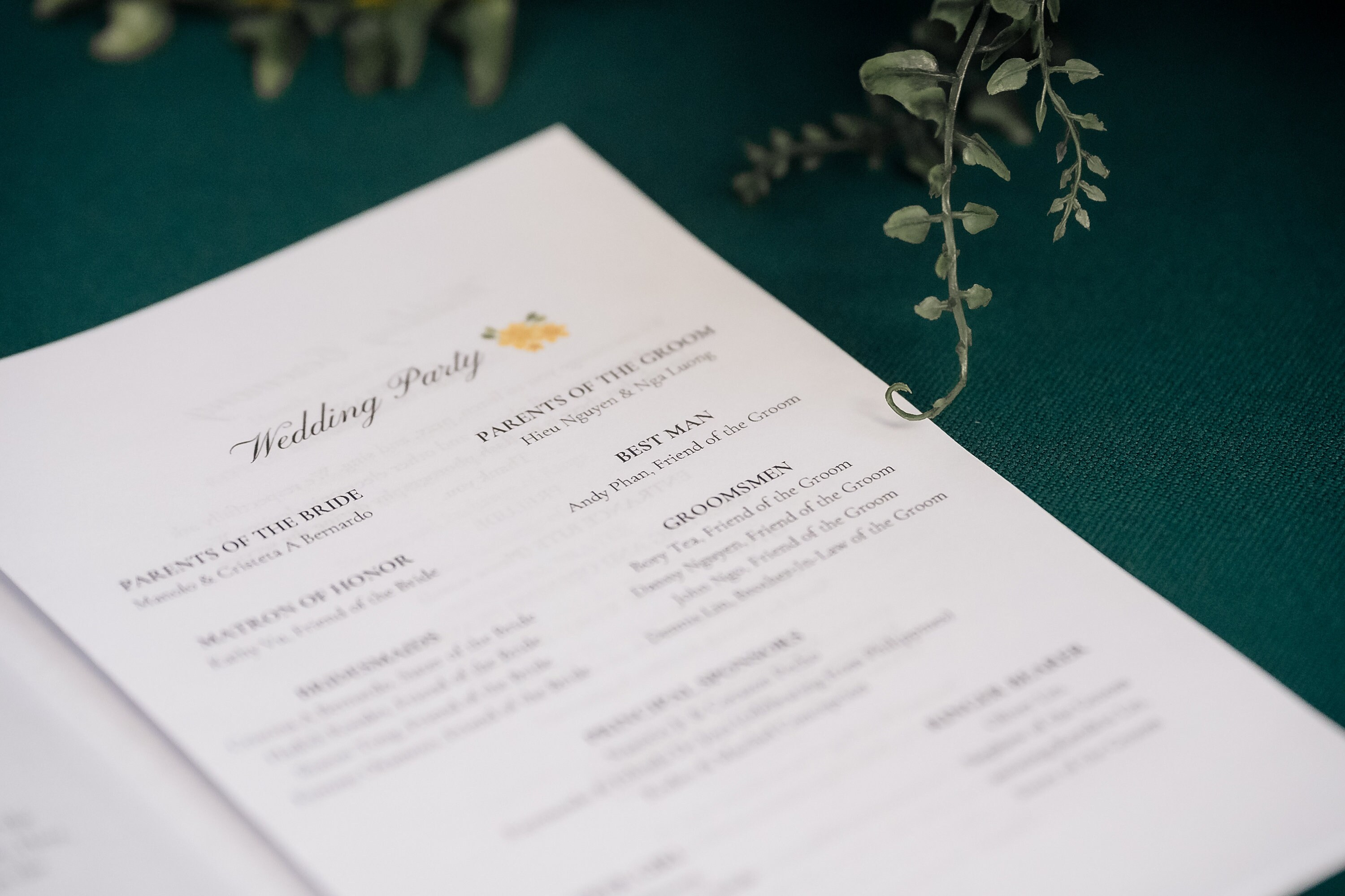 Traditional Filipino Catholic Wedding Program Template | Foldable ...