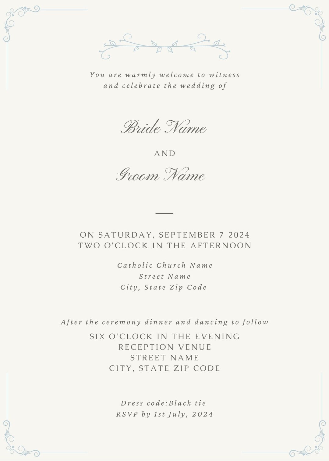 Traditional Filipino Wedding Invitation Principal Sponsors - Etsy