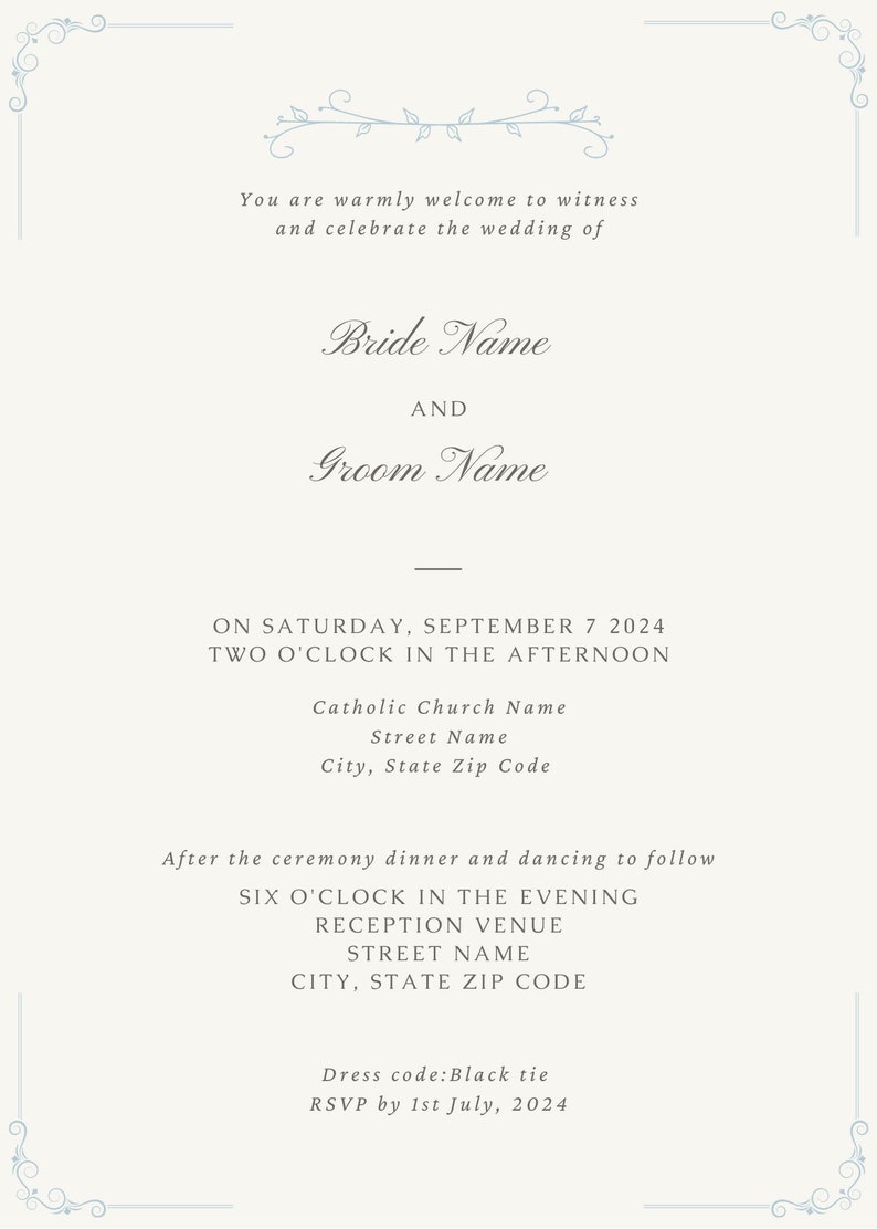 Traditional Filipino Wedding Invitation Principal Sponsors - Etsy Canada