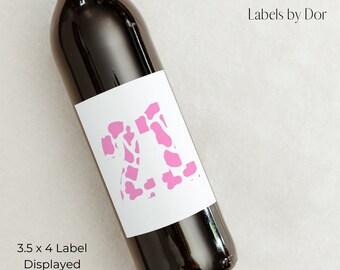 Twenty One Wine Label - Etsy