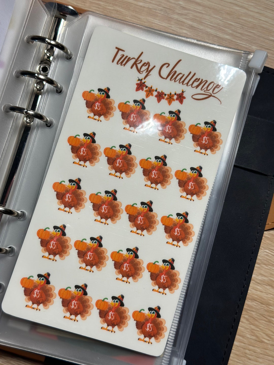 Thanksgiving Savings Challenge Turkey Challenge 100 200 300 Dollars ...