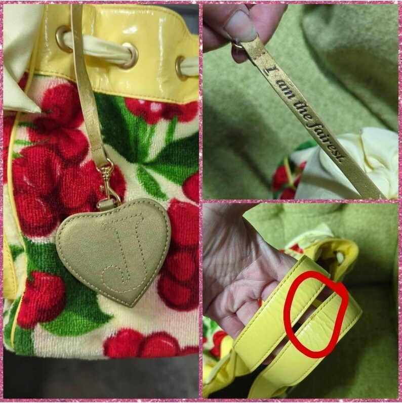 Juicy Couture Y2K Rare Cherry Daydreamer Shoulder Bag - Etsy