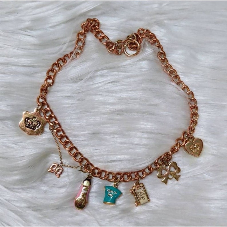 Juicy Couture Y2K Charm Necklace - Etsy