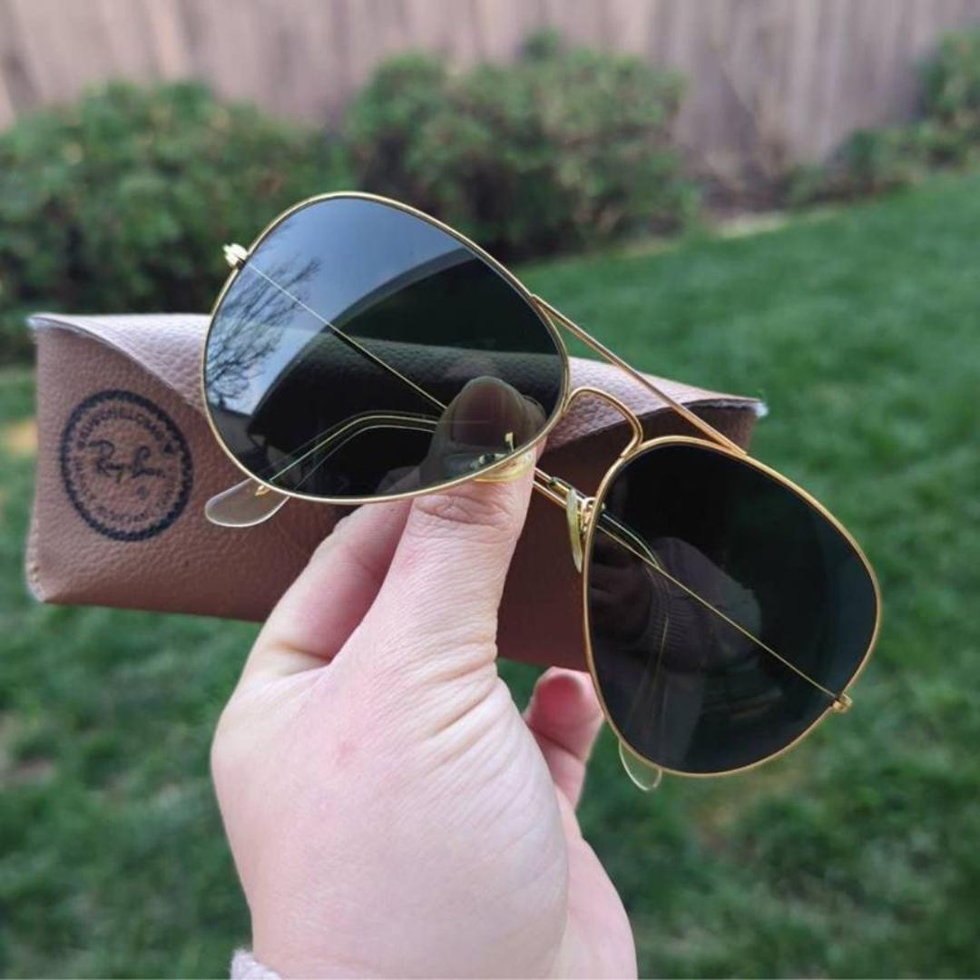 70s Ray-ban B&L Aviators G-15 Vintage Sunglasses. 62 14 - Etsy
