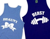 Beauty and the Beast Gym Couples Set Cut Files Cricut - Etsy