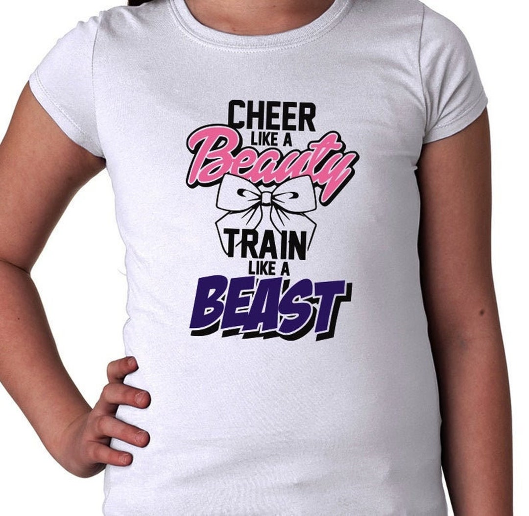 Cheer Like A Beauty Train Like A Beast Cut Files | Cricut | Silhouette ...