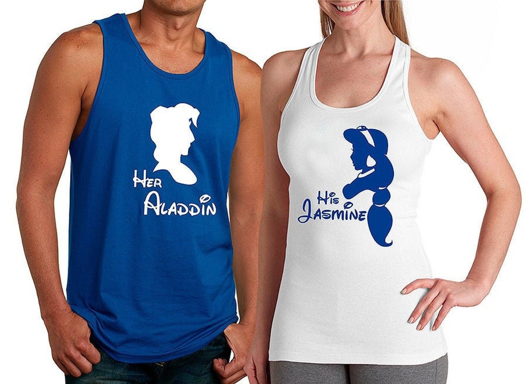 His Jasmine Her Aladdin Couples Set Cut Files | Cricut | Silhouette ...